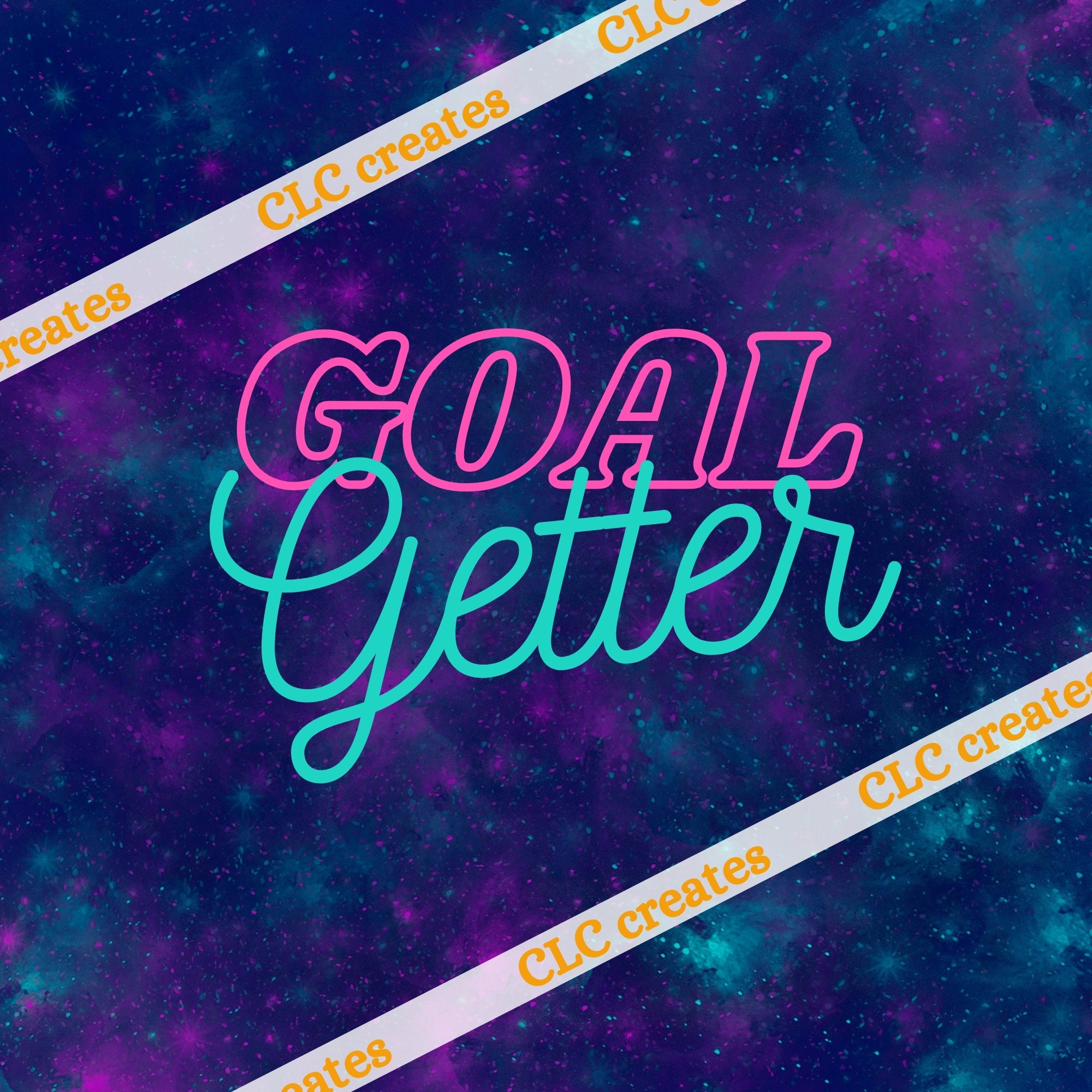 Goal Getter Motivation Poster Canvas - Etsy
