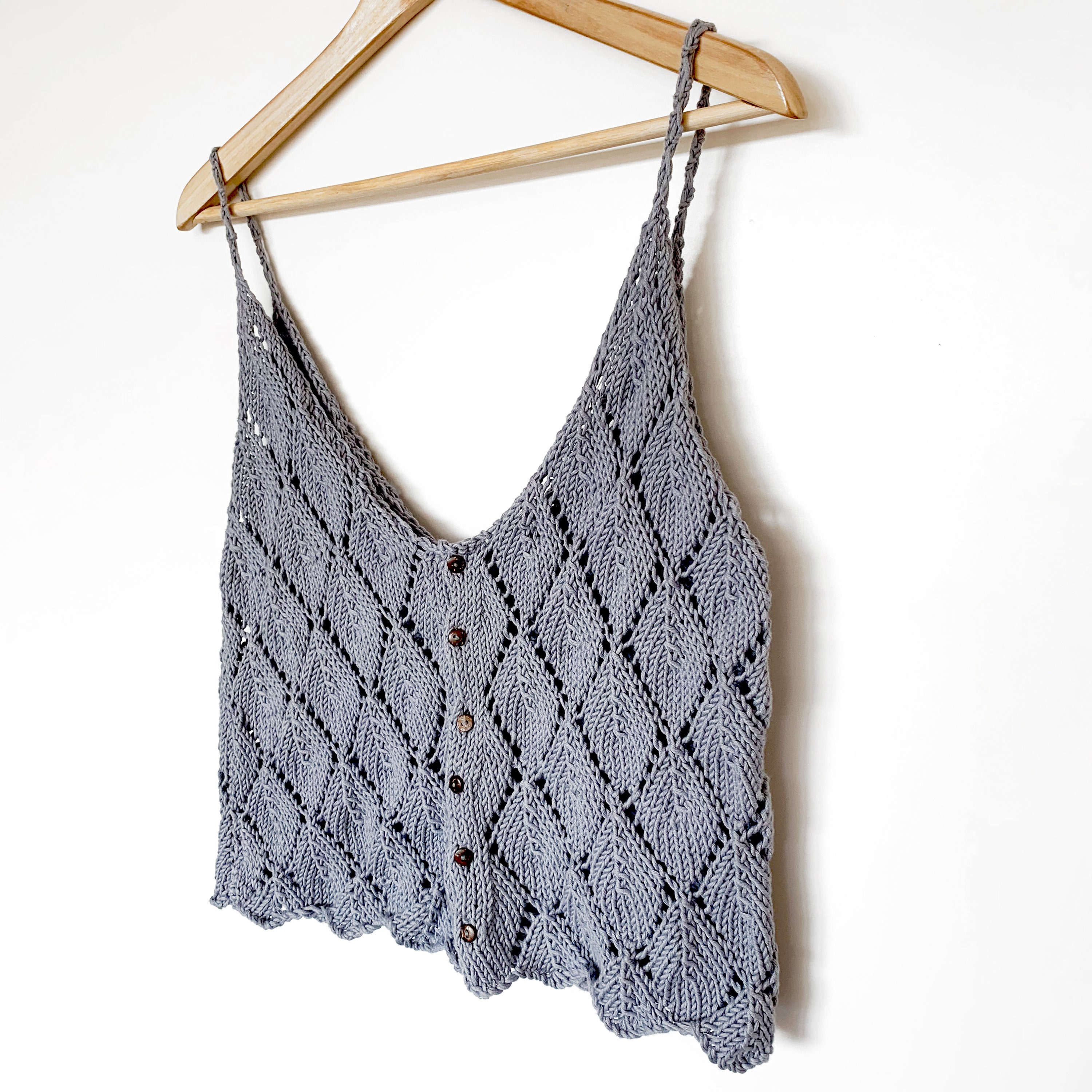 Leaf Top - Knitting Pattern by Theknitstitch (english) - Etsy