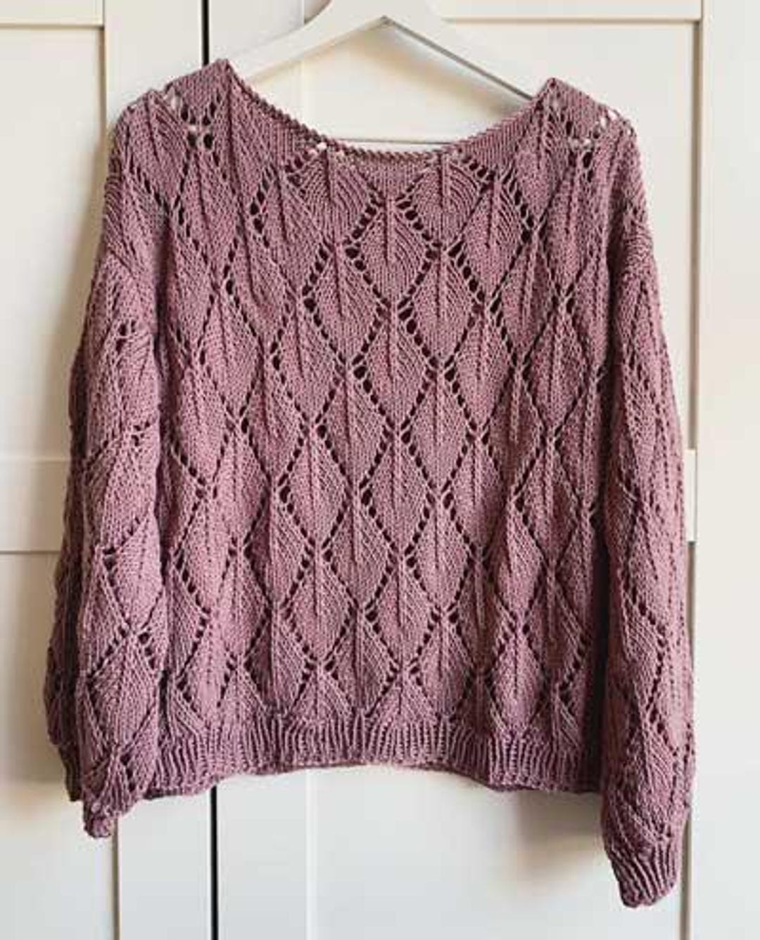 Leaf Sweater - Knitting Pattern by Theknitstitch (english) - Etsy