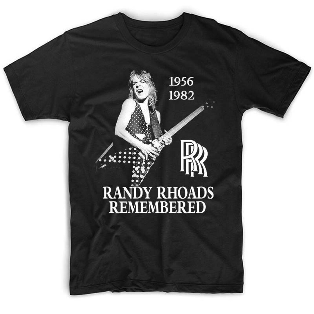 Randy Rhoads V3 Band Poster Album Cover Heavy Metal Hard Rock T Shirt ...