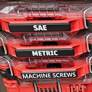 Milwaukee Packout Low Profile Compact Organizer- Labels - Etsy