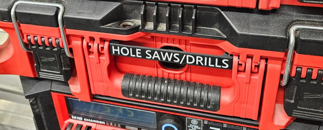 Packout Organizer Labels - 5 7/8" Hinged Handles - Milwaukee - Etsy