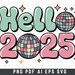 Hello 2025 New Year Disco Ball SVG Perfect for Celebrations Clipart - Etsy