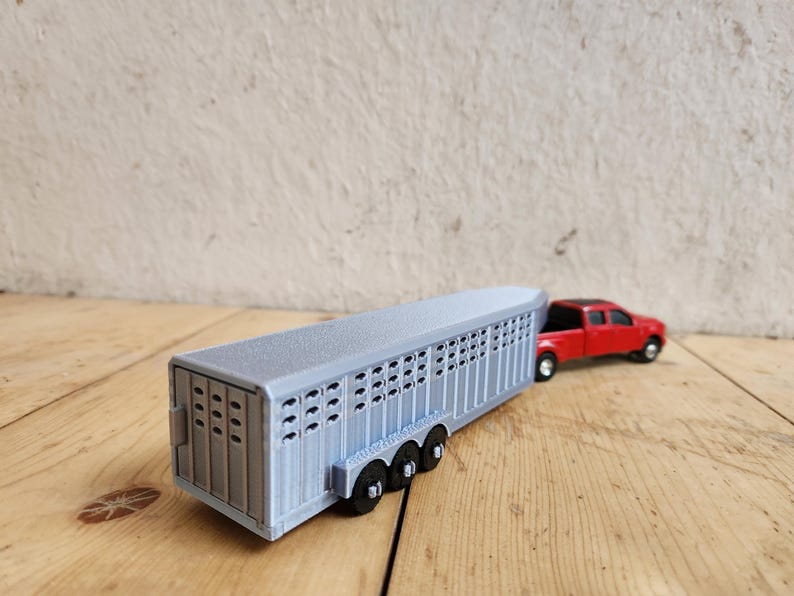 30 Foot Aluminum Stock Trailer 1:64 Scale - Etsy