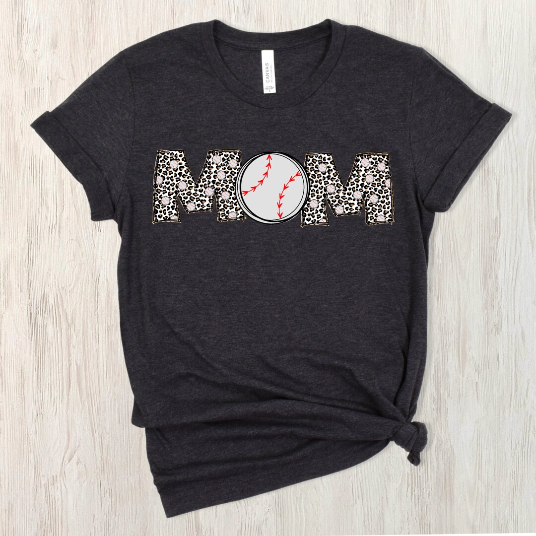 Leopard Baseball Mom DTF Print - Etsy