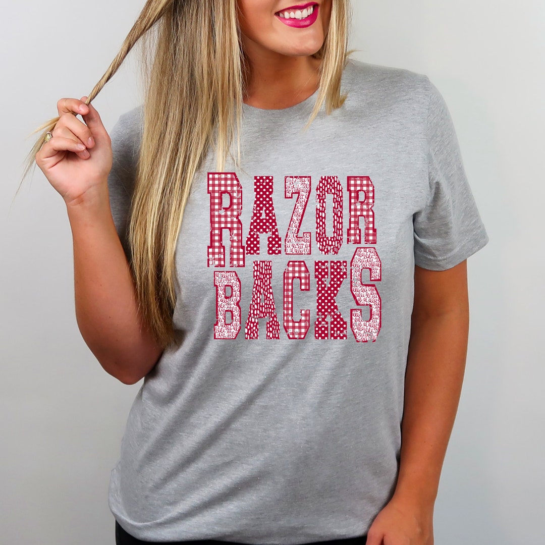 Razorbacks Patterned DTF Print - Etsy