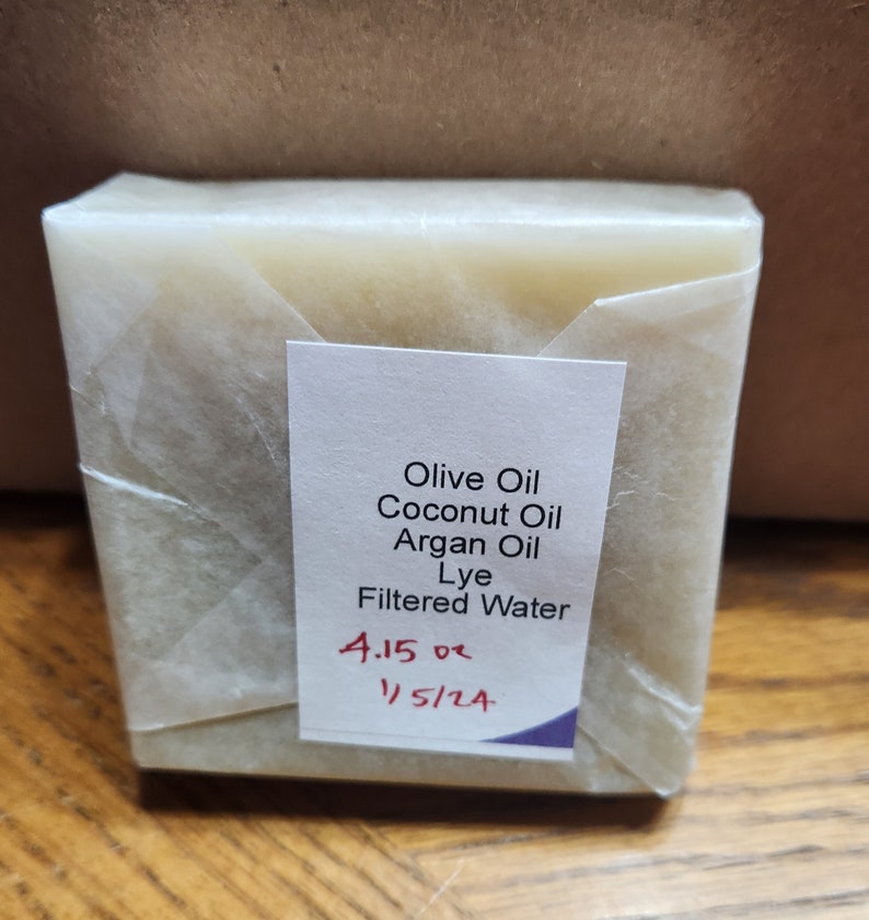 Handmade 3oz Silky Smooth Unscented Soap Bar - Etsy