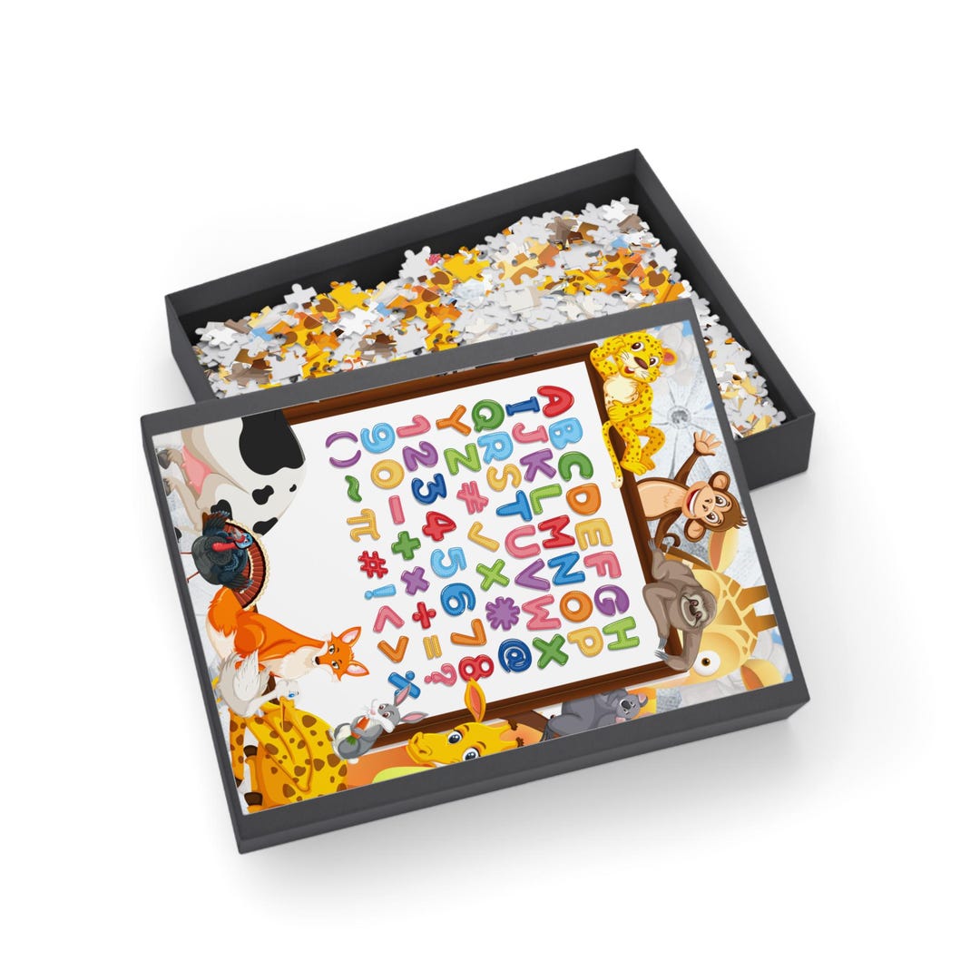 Animal ABC Puzzle, Educational Learning Game, Kids Jigsaw Toy ...