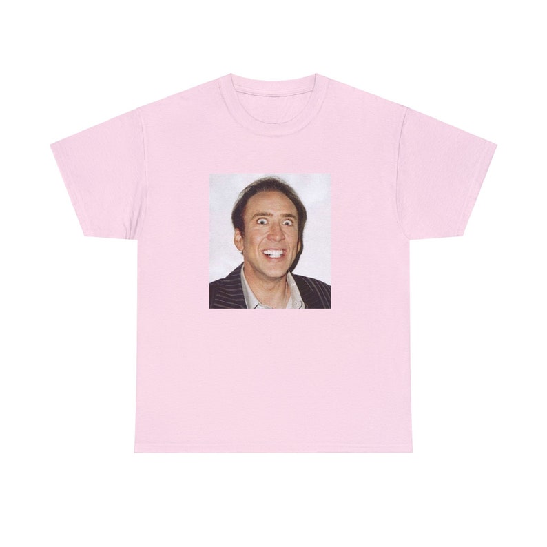 Nic Cage Crazy Face Shirt, Nick Cage Face, Nicolas Cage Gift, Nicholas ...