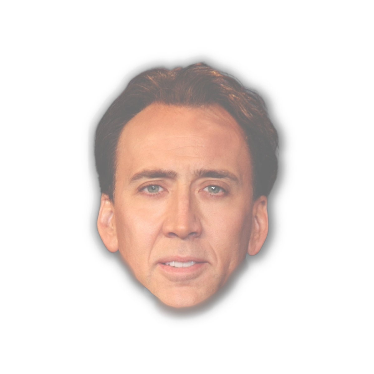 Nic Cage Sticker, Nick Cage Face, Nicolas Cage Gift, Nicholas Cage ...