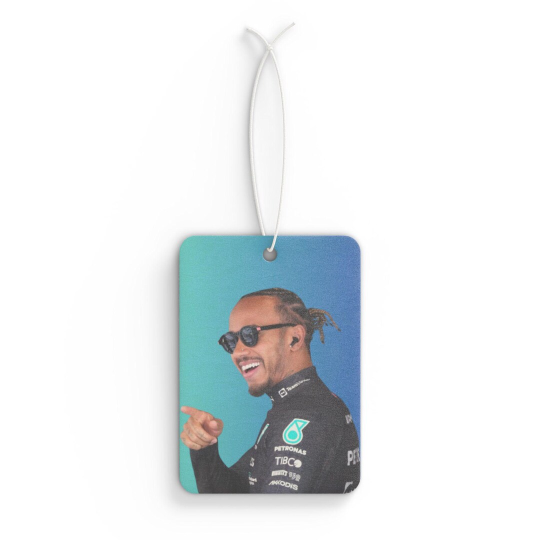 Lewis Hamilton Car Freshener, F1 Air Freshener, F1 Gift, Formula One ...