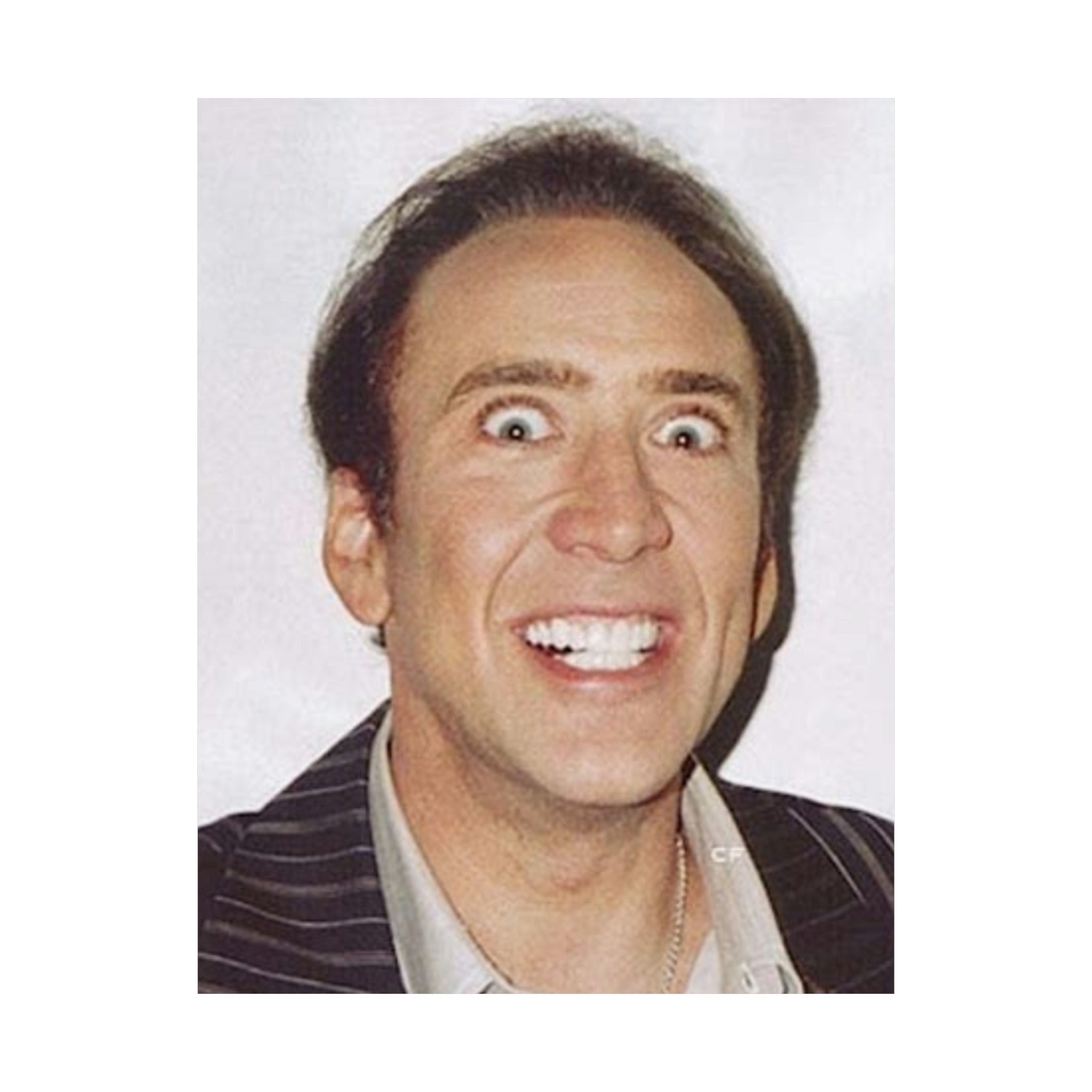 Nic Cage Poster, Nick Cage Face, Nicolas Cage Gift, Nicholas Cage Funny ...