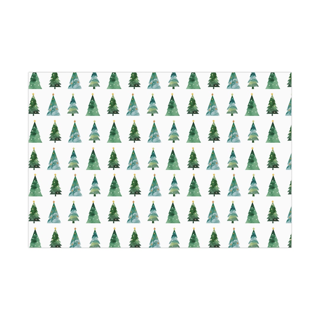 Christmas Tree Gift Wrap Papers - Etsy