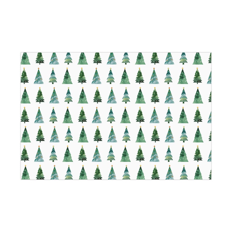 Christmas Tree Gift Wrap Papers - Etsy