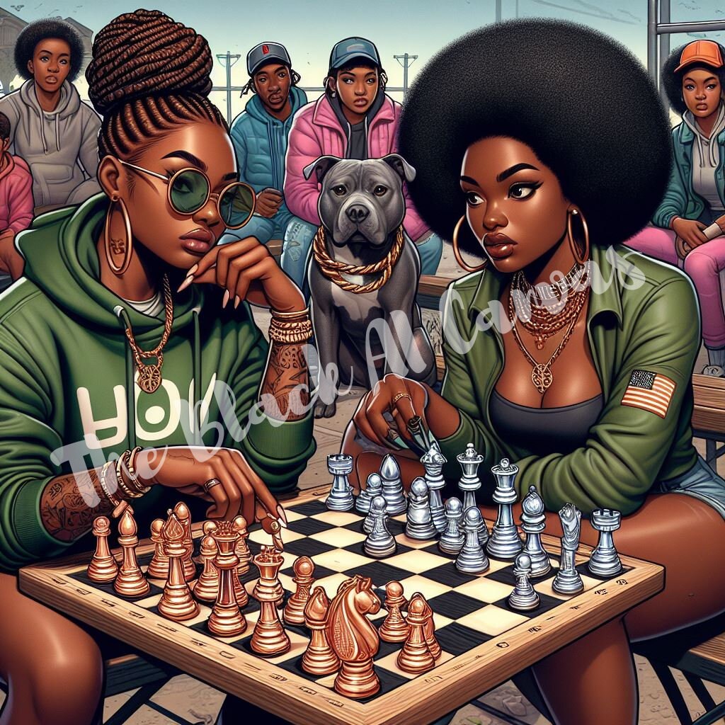 The Chess Match - Etsy