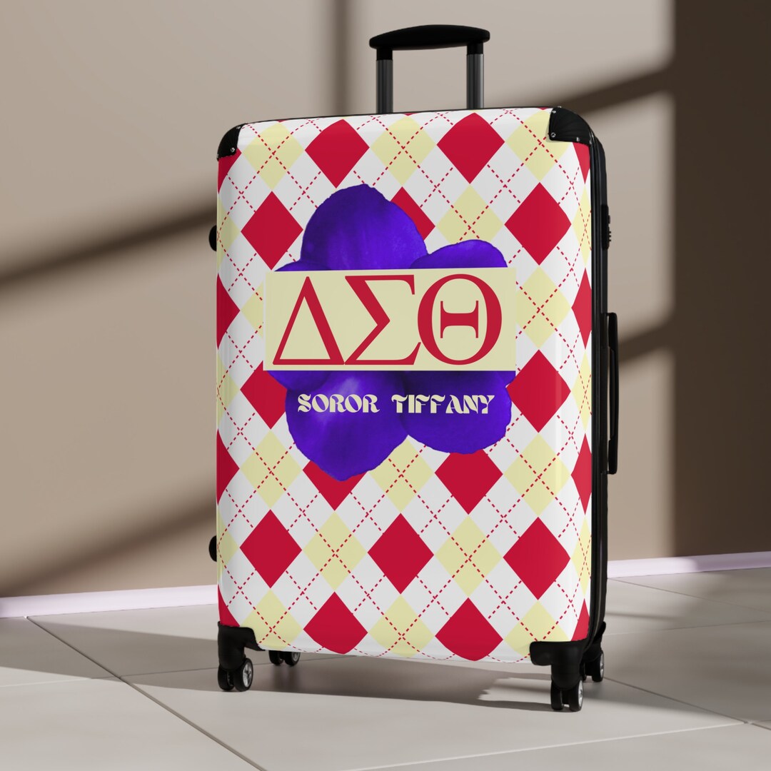 Delta Sigma Theta Suitcase - Etsy