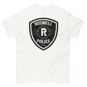 Roswell Police T-shirt - Front & Back Badge - UFO UAP Enthusiast!!! - Etsy