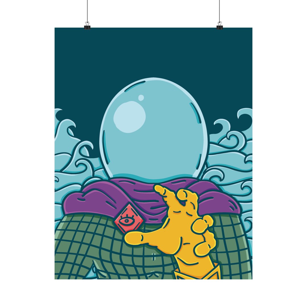Mysterio Art Print Poster Spider-man Villain - Etsy