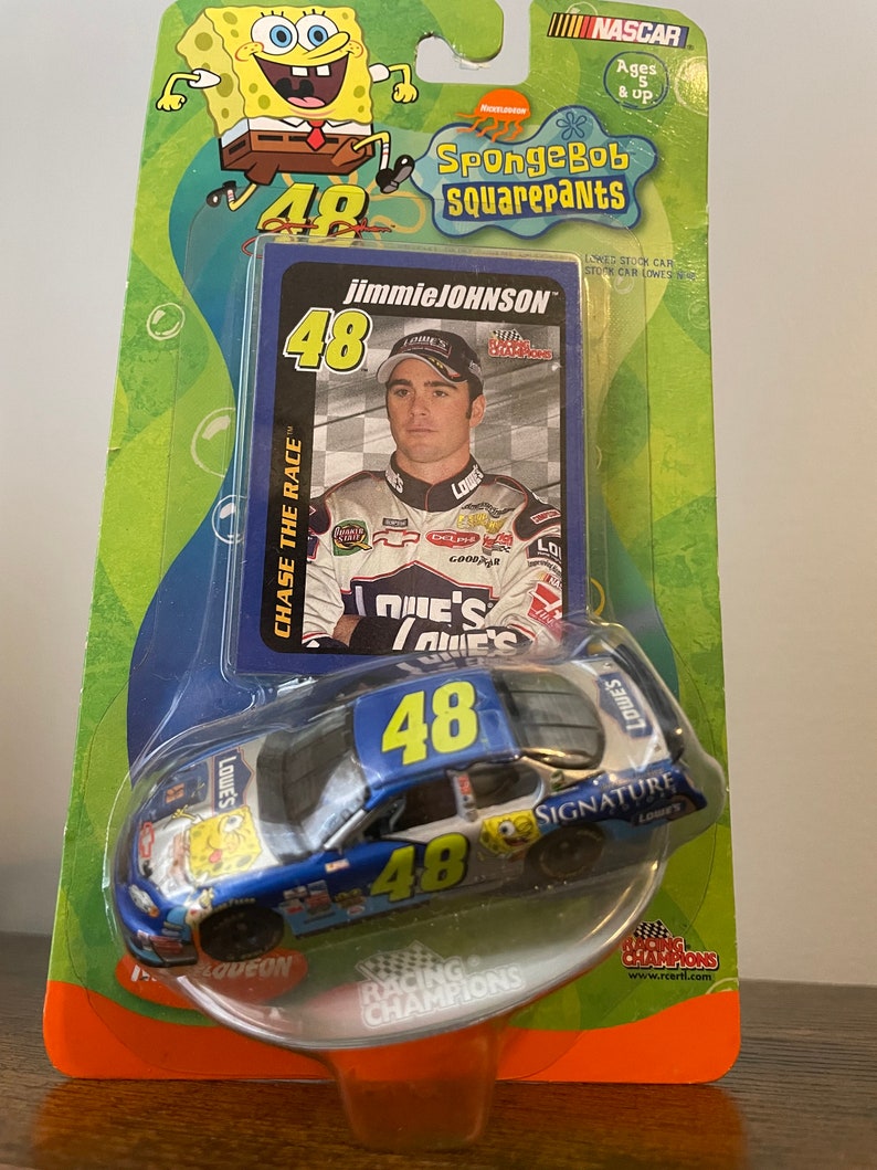 2003 Jimmie Johnson 1/64 Spongebob Chase the Race Diecast - Etsy