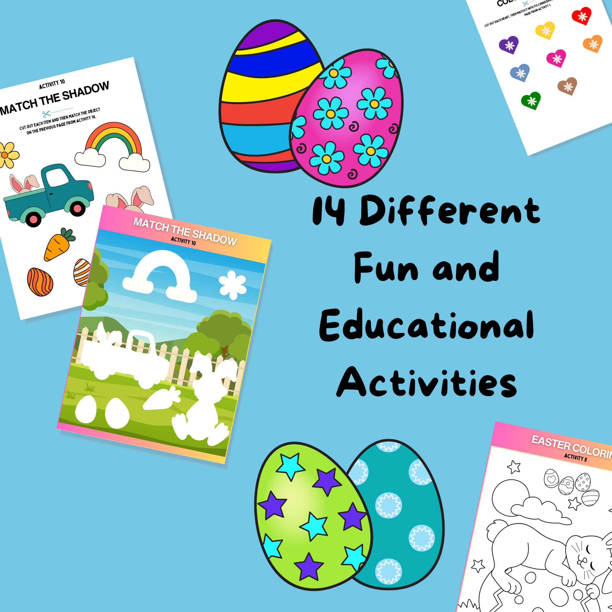 Easter Bunny Binder Full of Fun and Educational Activities. - Etsy