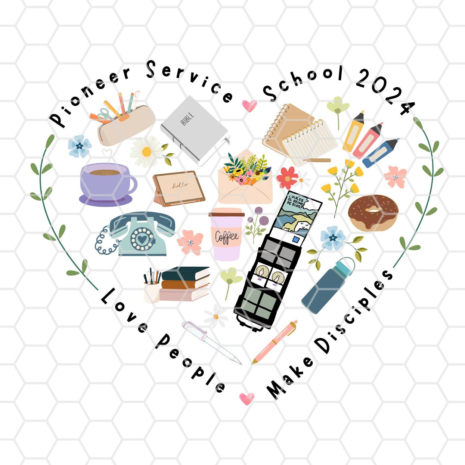 JW 2024 Pioneer School Gift Artwork English & Spanish - Etsy Canada