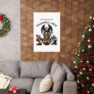 Roughneck Crew Poster: Funny Oilfield Wall Art - Etsy Canada