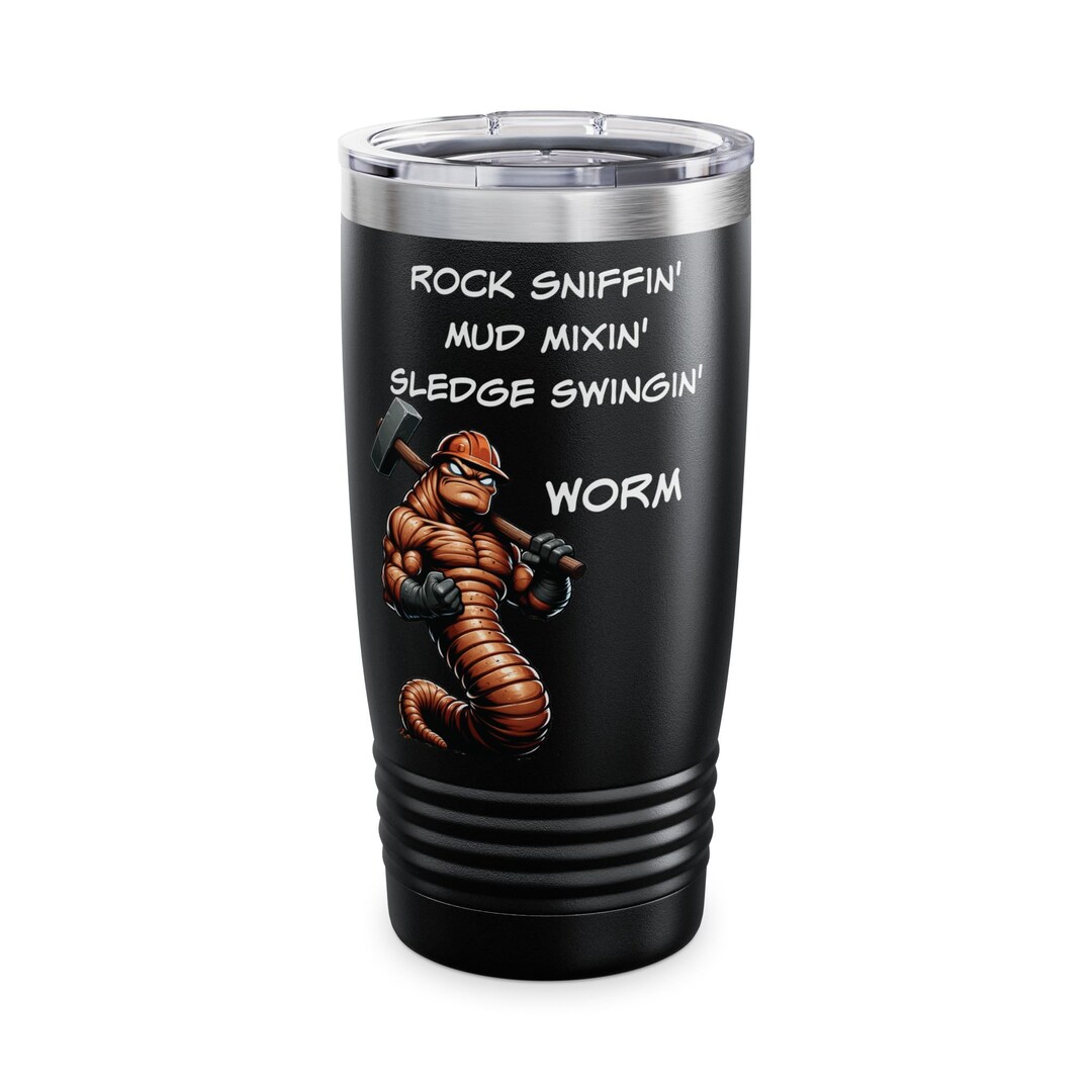 Rock Sniffer Coffee Tumbler: Oilfield Roughneck Mug - Etsy