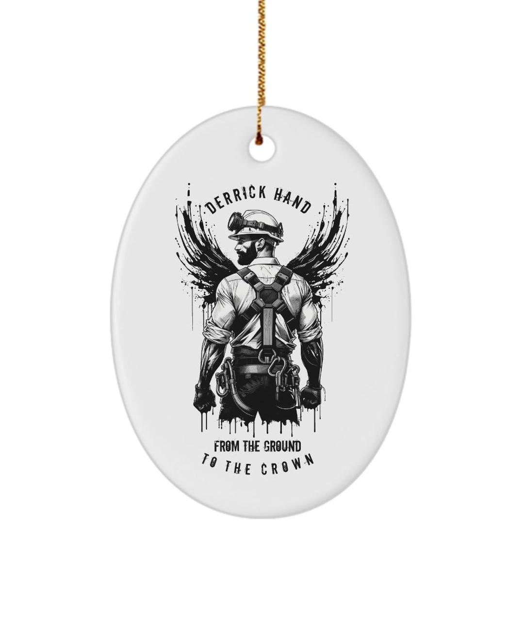 Oilfield Worker Christmas Ornament: Roughneck Gift - Etsy