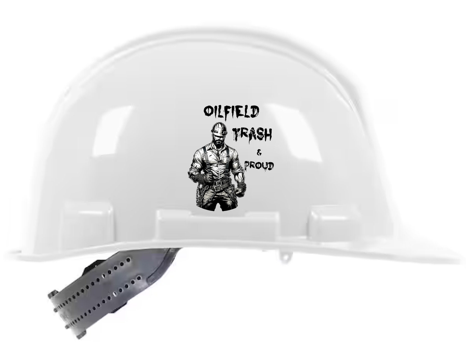 Oilfield Trash Hard Hat Sticker: Waterproof Vinyl Decal - Etsy