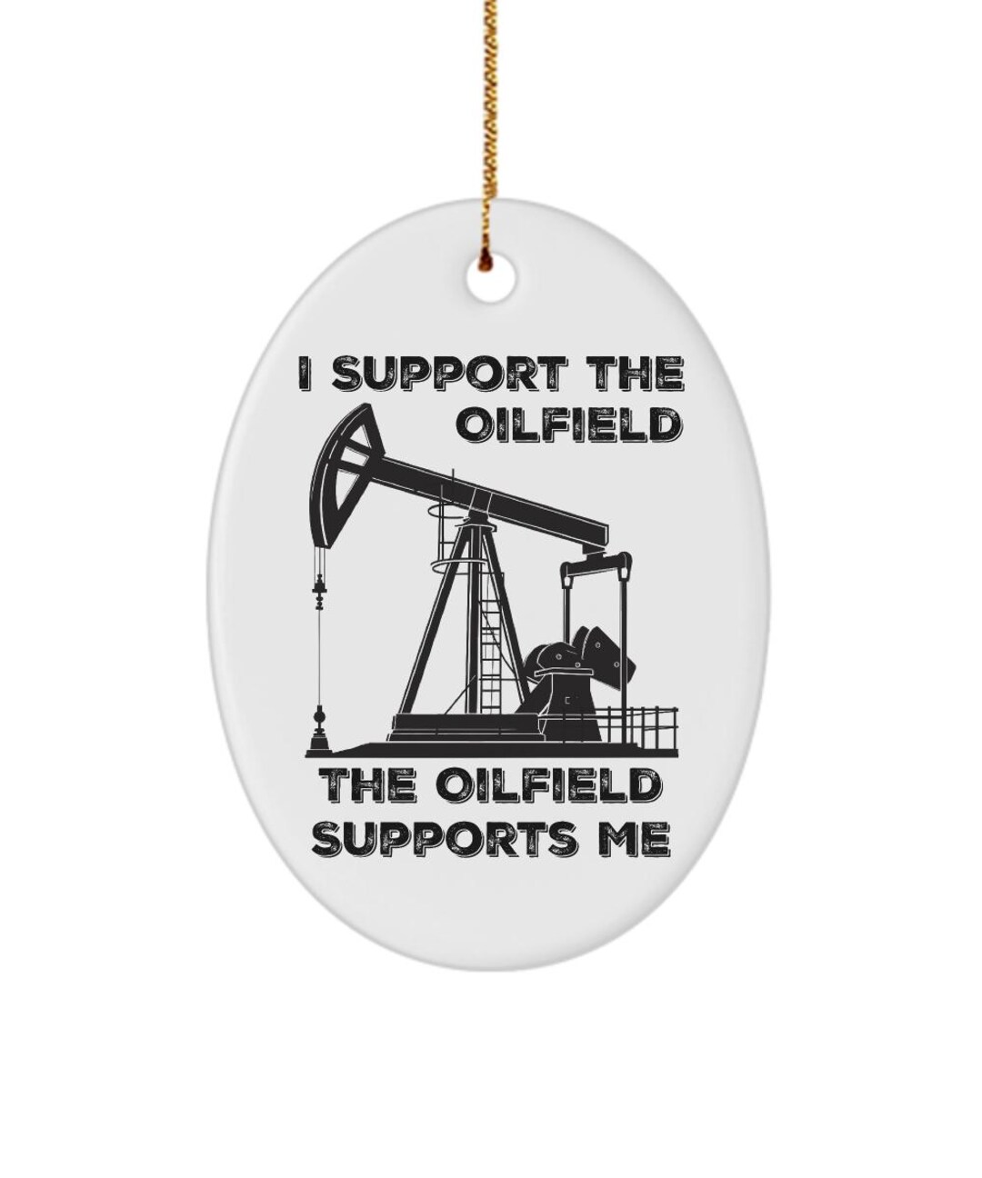 OILFIELD ORNAMENT - Oilfield Support, Roughneck Way, Oilfield Ornaments ...