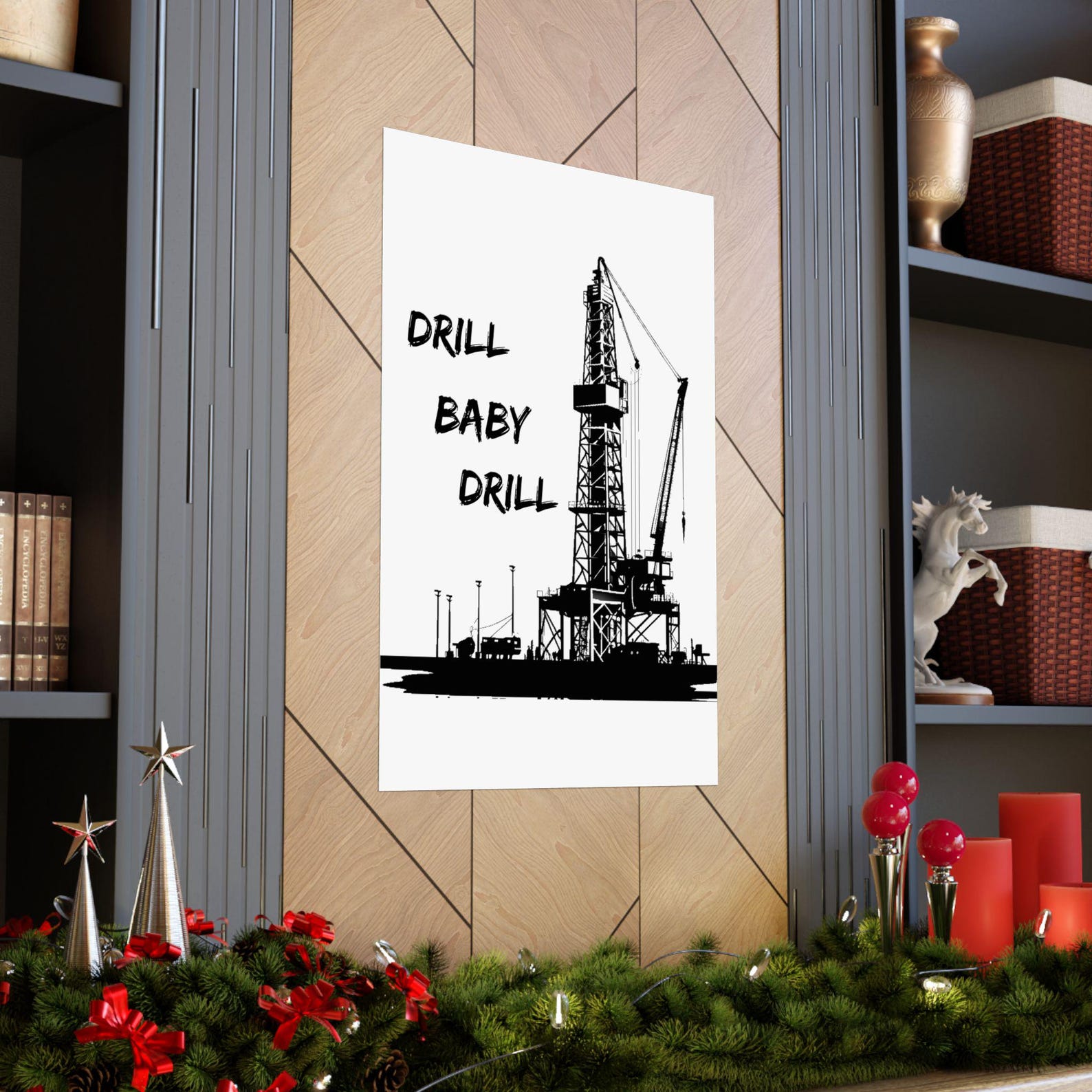 Drill Baby Drill Poster: Oilfield Wall Art - Etsy