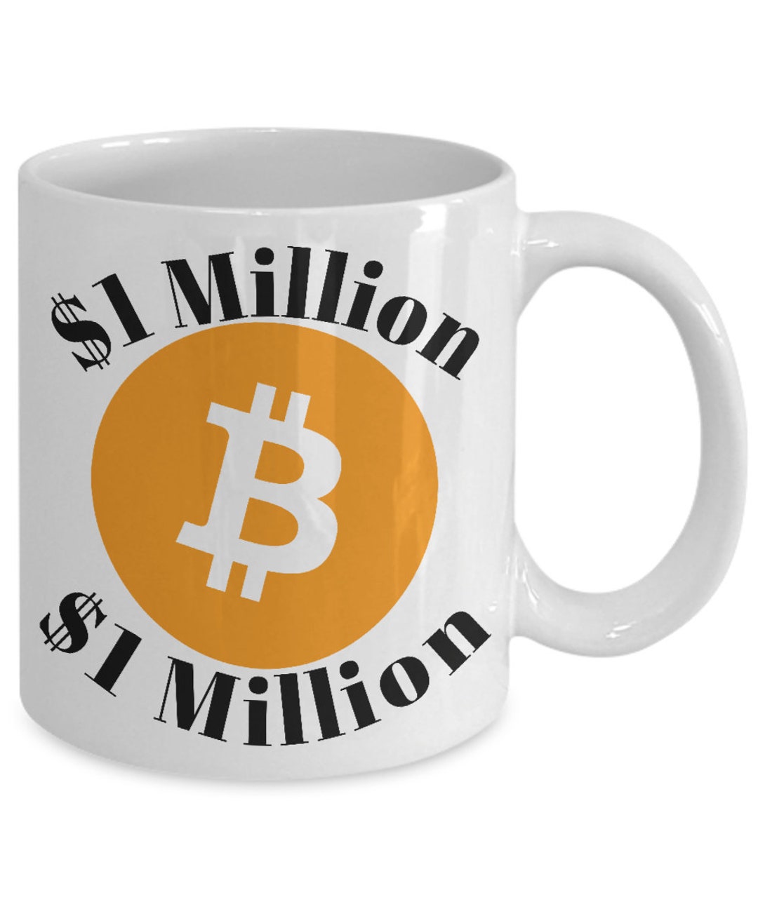 Bitcoin Btc Crypto Miner Mining Standard 1 One Million Dollar Coffee ...