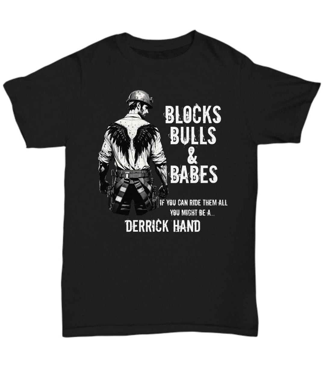 OILFIELD ROUGHNECK T-SHIRT - Dark Blocks Bulls and Babes, Oilfield Cold ...
