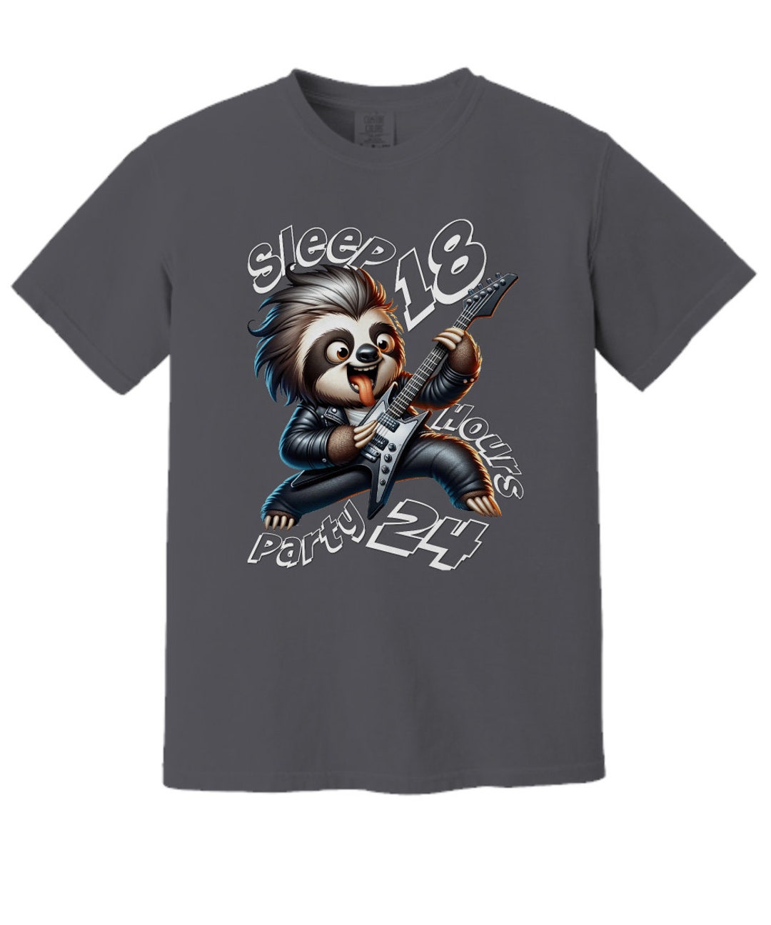 9th Birthday Boy T-shirt: Rocker Sloth Party Tee - Etsy