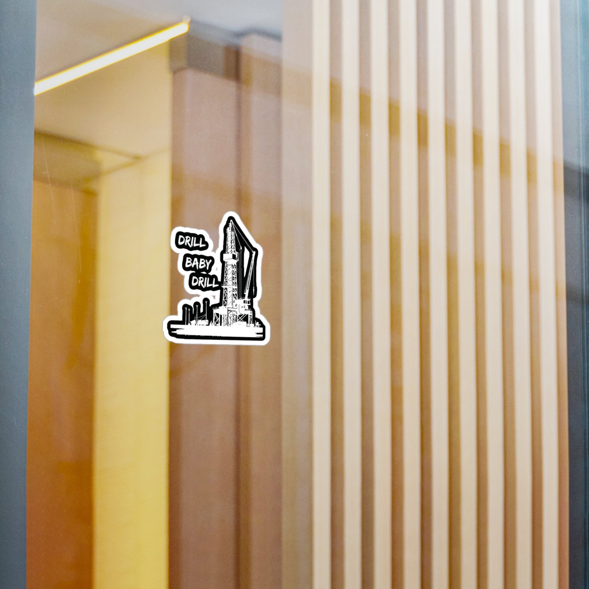 Drill Baby White Hard Hat Sticker, Roughneck Way, Oilfield Stickers ...