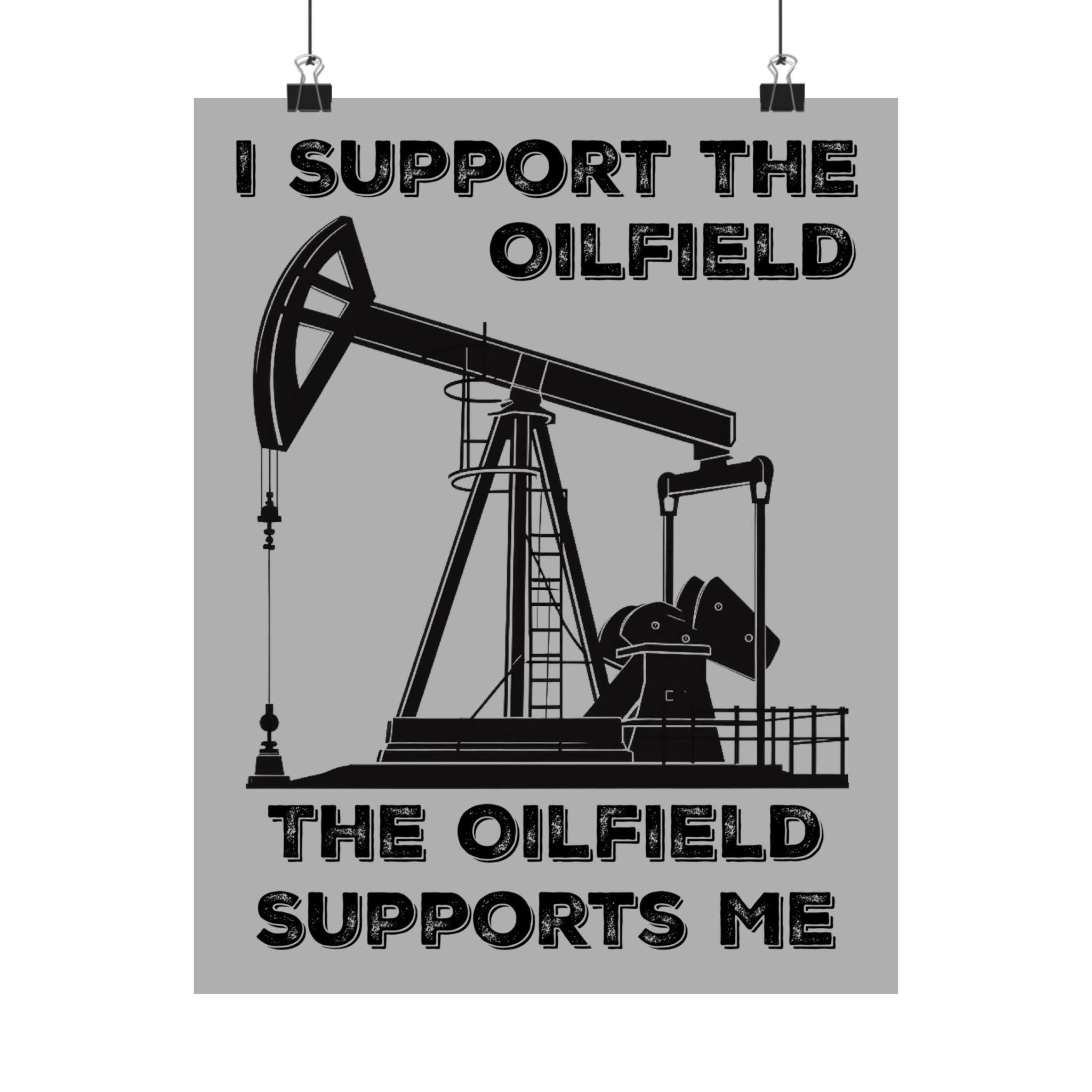 ROUGHNECK WALL ART - Oilfield Support Poster, Roughneck Way, Oilfield ...
