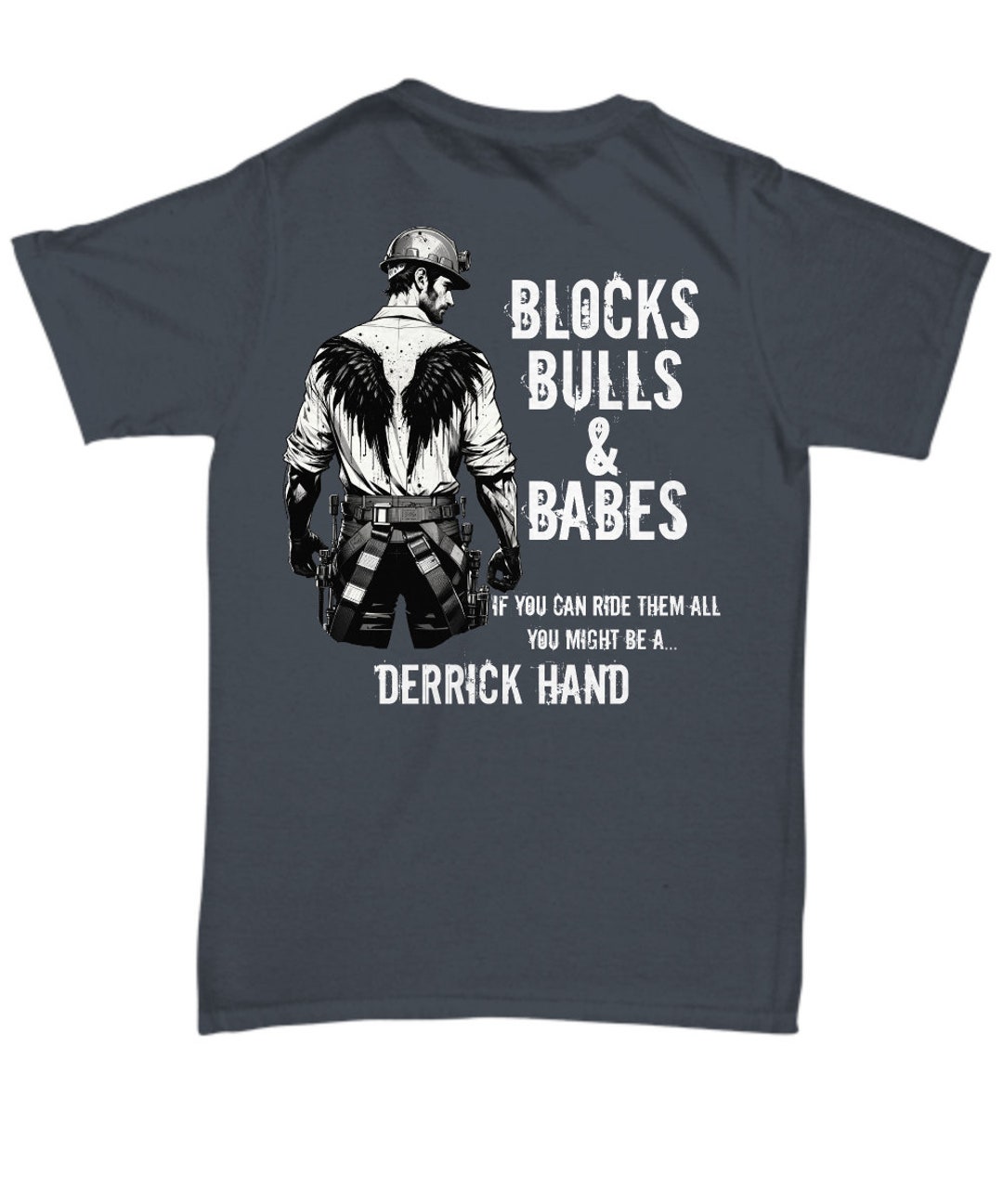 Roughneck Way Oilfield Oil Drilling Rig Derrick Hand Blocks Bulls Babes ...