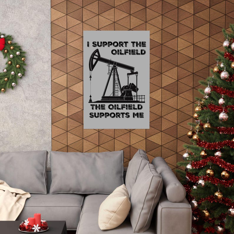 ROUGHNECK WALL ART - Oilfield Support Poster, Roughneck Way, Oilfield ...