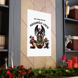 Roughneck Crew Poster: Funny Oilfield Wall Art - Etsy Canada