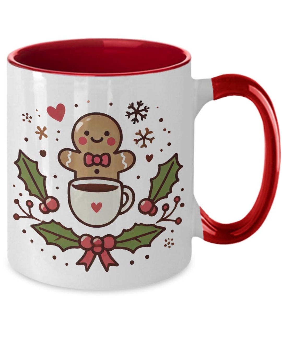 GINGERBREAD MAN MUG - Cute Gingerbread Man Coffee Mug, Cute Coffee Mugs ...