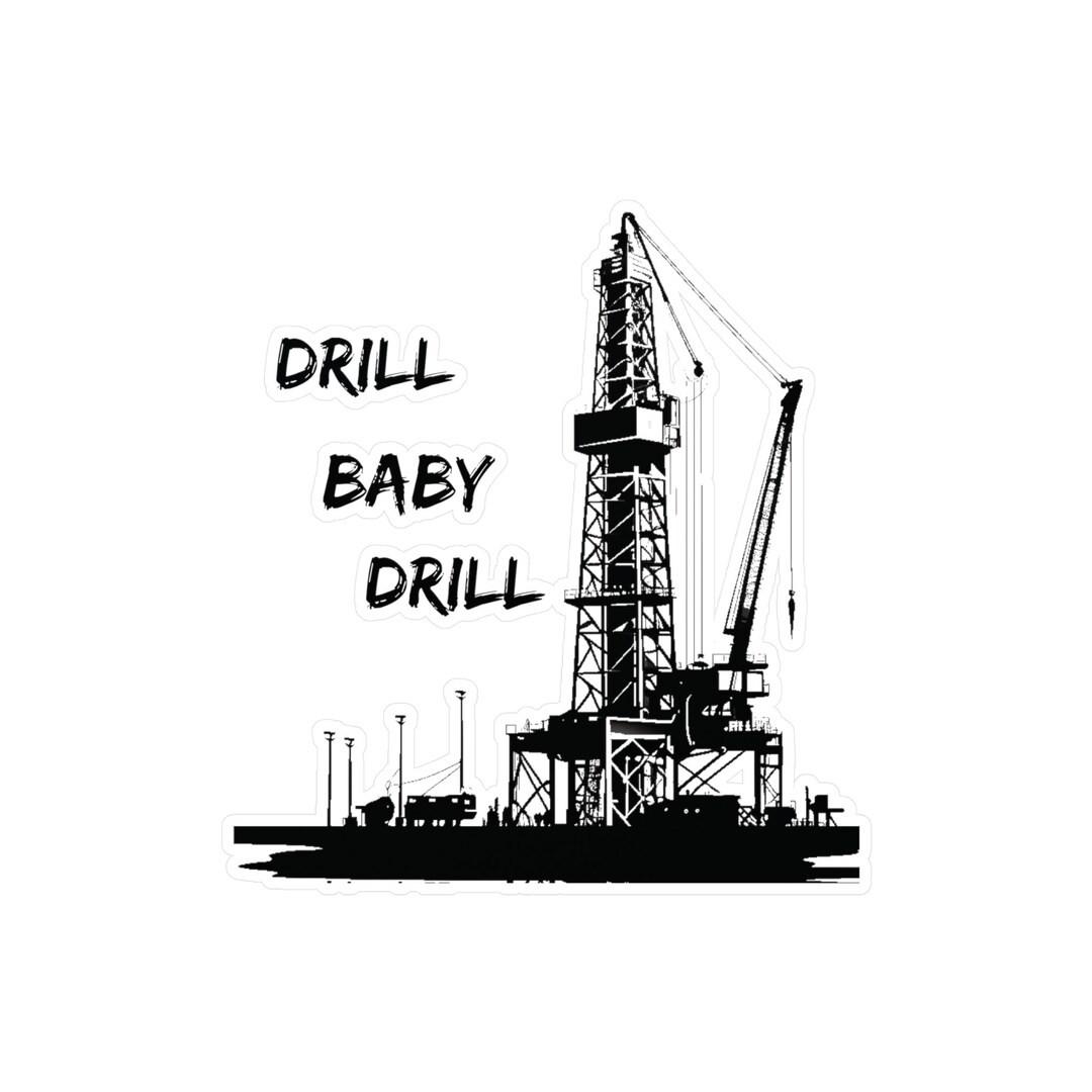 Drill Baby Hard Hat Sticker, Roughneck Way, Oilfield Stickers ...