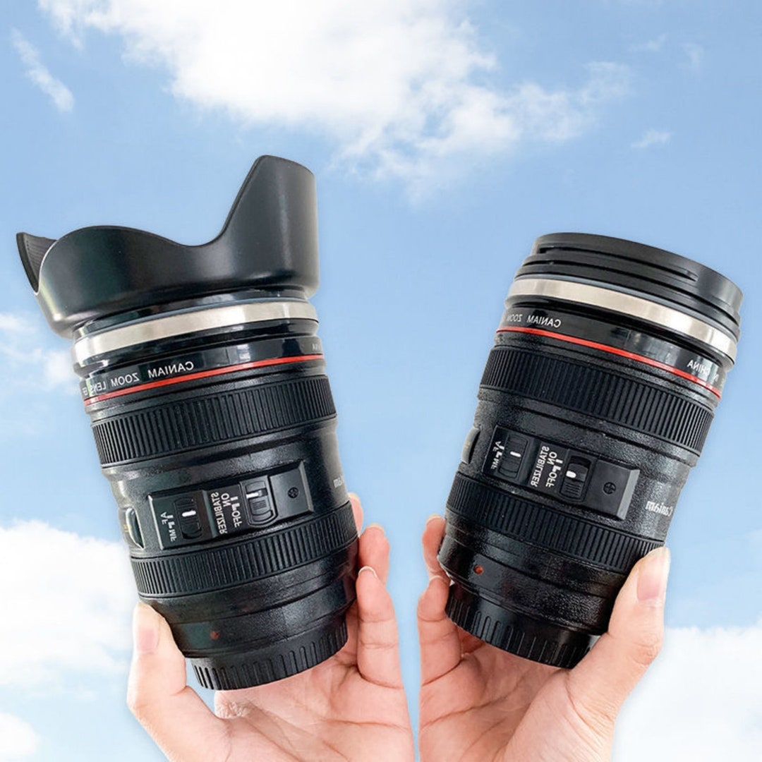 Y Camera Lens Coffee Mugs, Fun Photo Stainless Steel Lens Mugs Thermos ...