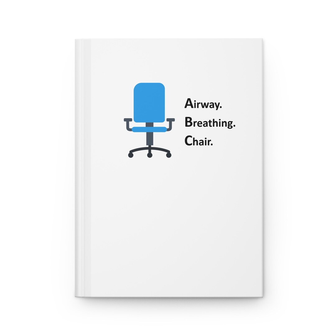 Anesthesiologist Airway Breathing Chair Hardcover Journal - Etsy