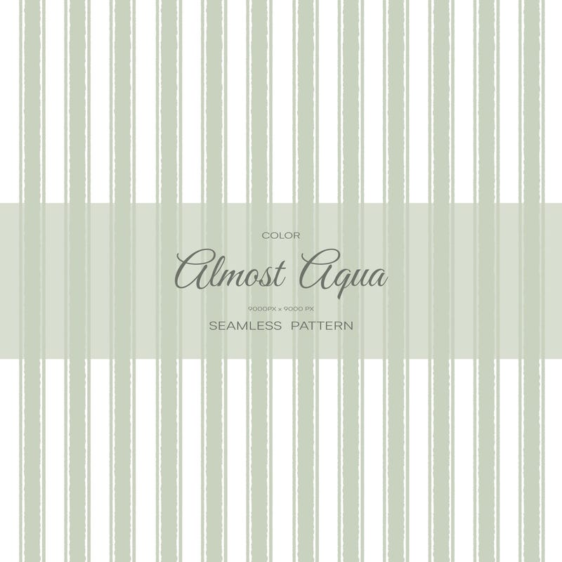 Aqua Botanical Wallpaper - Etsy