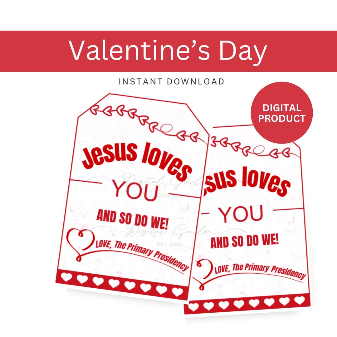 Jesus Loves You and so Do We! | Primary Valentine's Day | LDS Primary ...