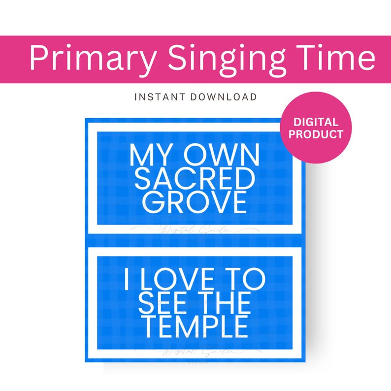 Easy LDS Primary Singing Time Idea | Heads up Primary Game - PRIMARY ...