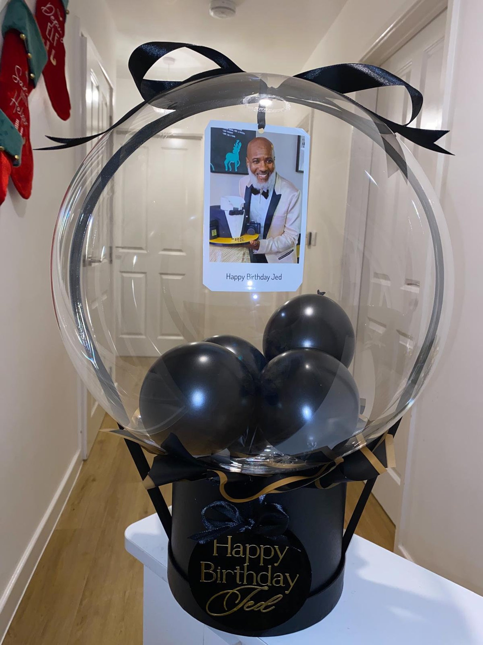 Bubble Bouquet in Bobo Balloon With Photo. Beautiful Gift for Any ...