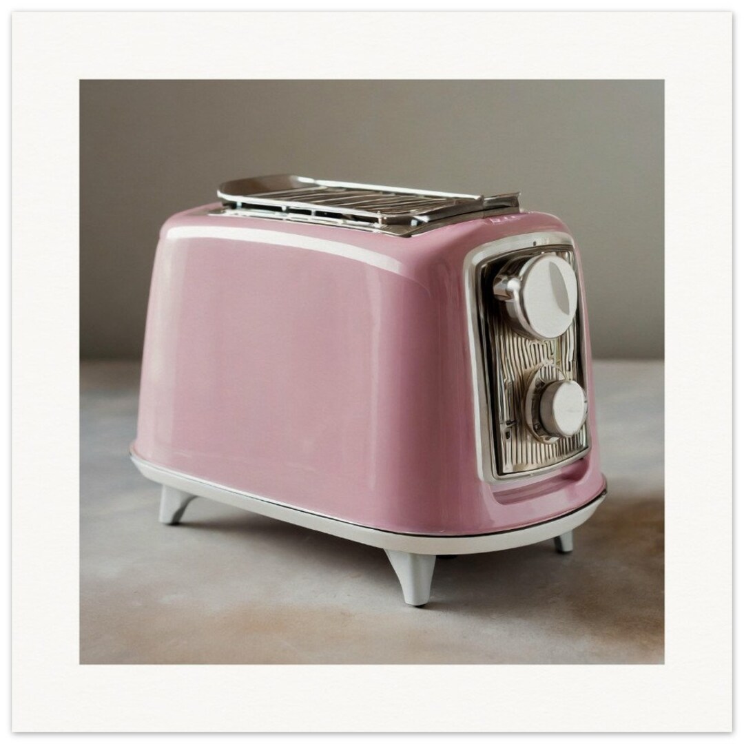 Fine Art Baker Print, Pink Toaster, a Beautiful Museum Quality Fine Art ...