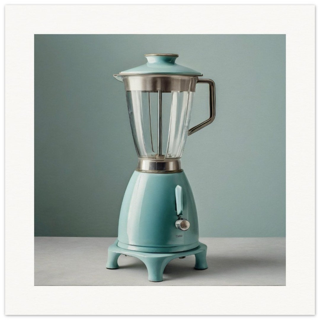 Fine Art Baker Print, Turquoise Blender, a Beautiful Museum Quality ...