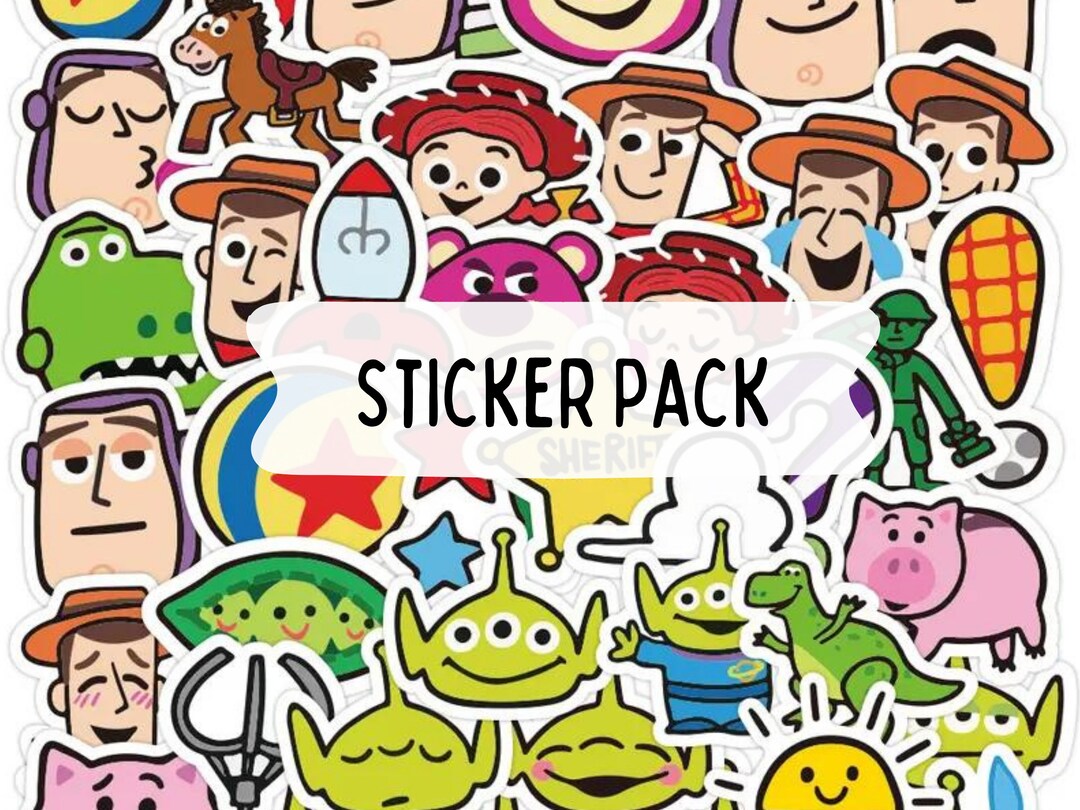 Toy Story Stickers Assorted Sticker Pack Surprise Grab Bag Mystery ...